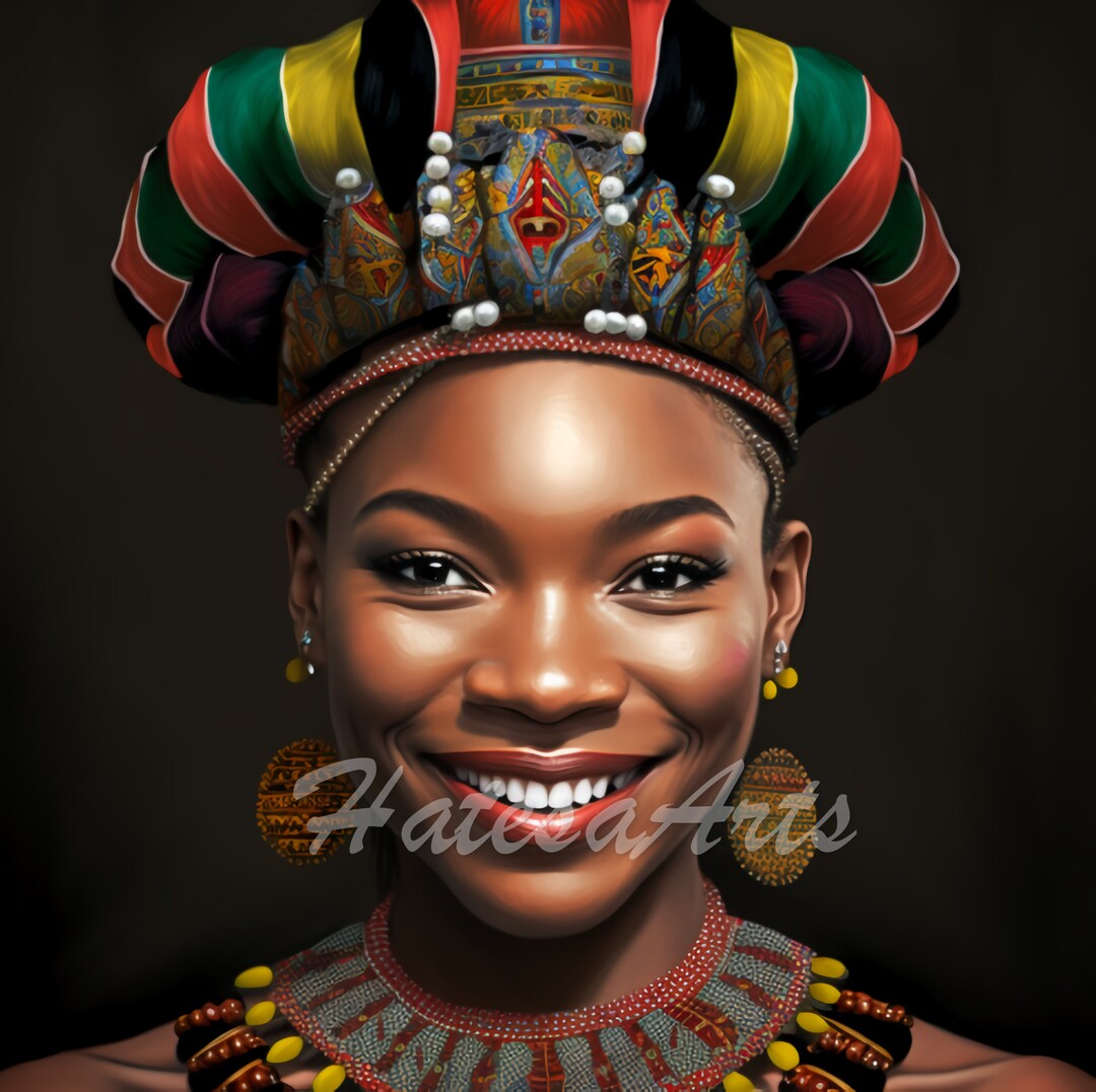 Nigerian Beauty I PNG, SVG I Junk Journal, Digital Planner, Wall Art I ...