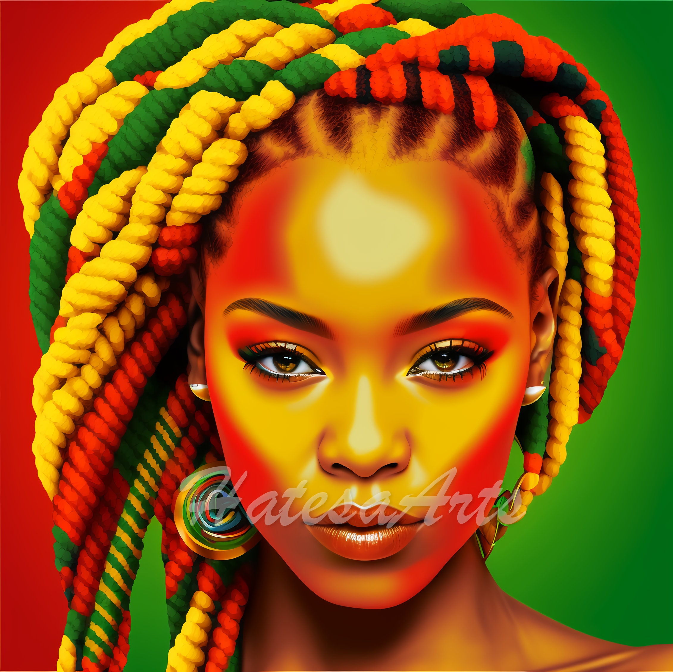Pan-african I 6 High Quality Pngs I Junk Journal, Digital Planner, Wall ...