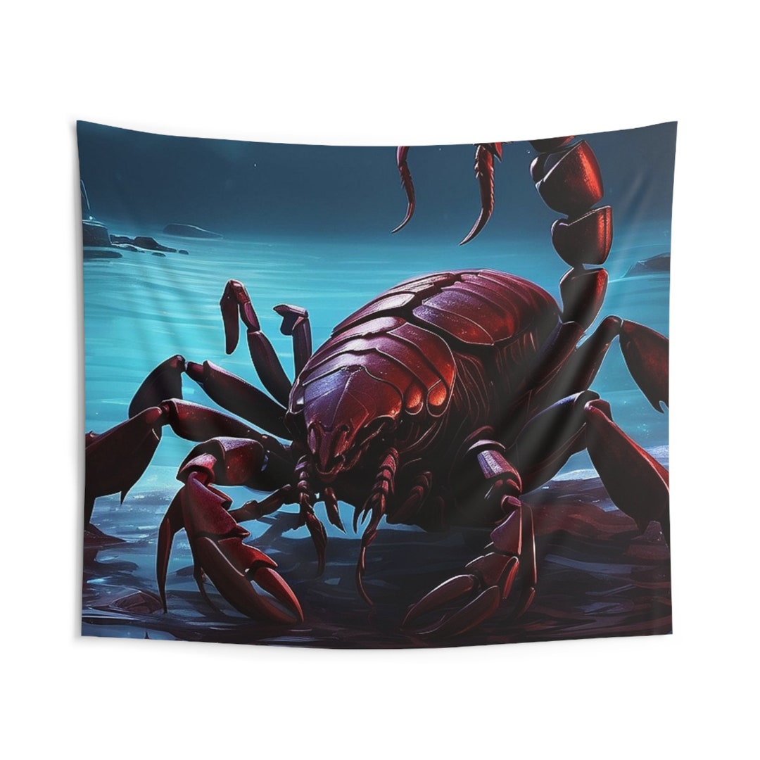 Scorpio's Secret Depths Indoor Wall Tapestries - Etsy