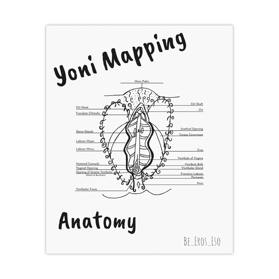 Yoni Mapping Poster - Etsy