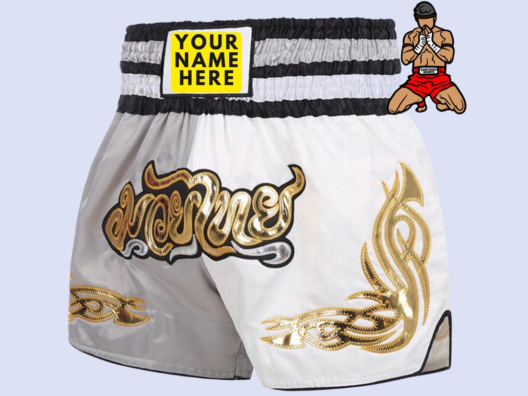 Personalised Muay Thai Boxing MMA Kickboxing Shorts - Personalised ...