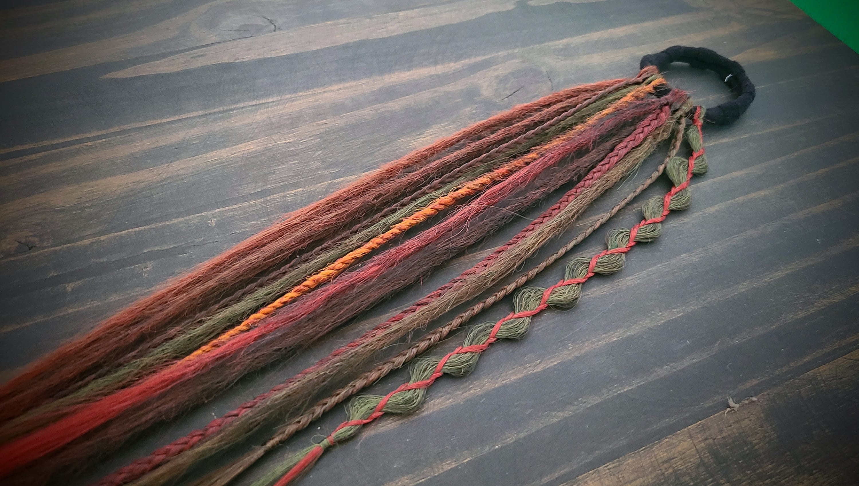 Hecate Witchy Forest Witch Braids on Hairband, De Dreads Extensions, Se ...