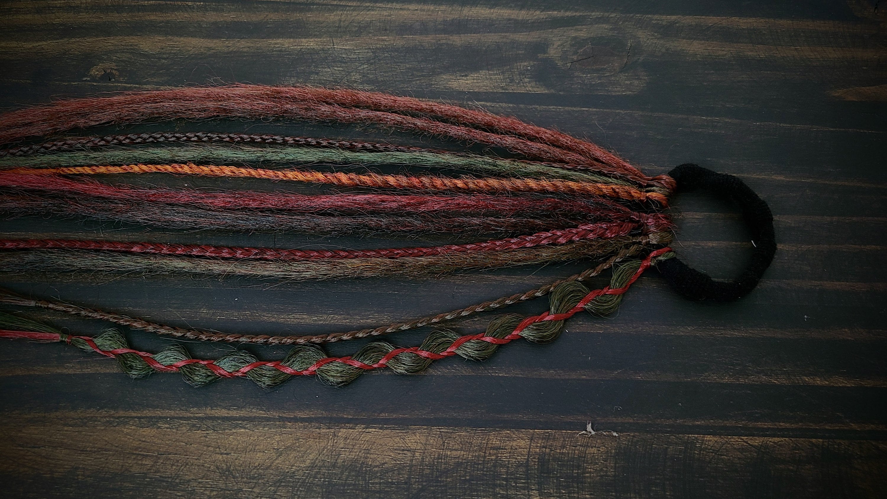 Hecate Witchy Forest Witch Braids on Hairband, De Dreads Extensions, Se ...