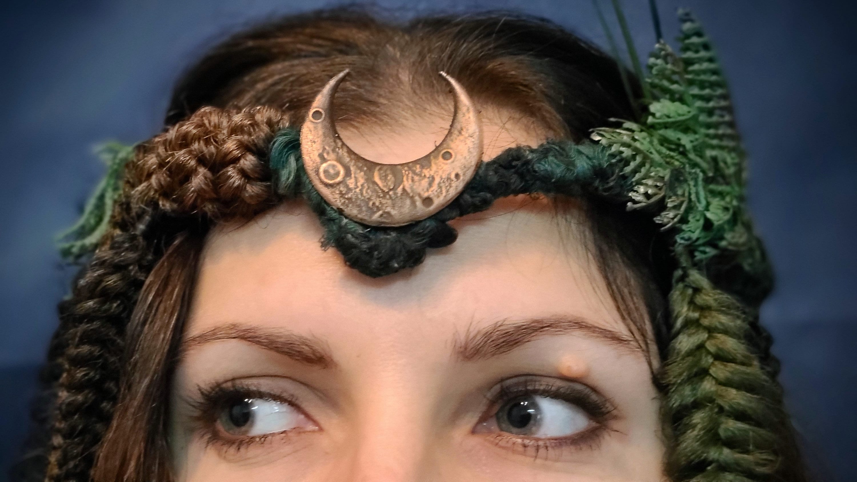 Hecate Witchy Crown, Viking Pagan Headdress, Dark Fairy Cosplay, Larp ...