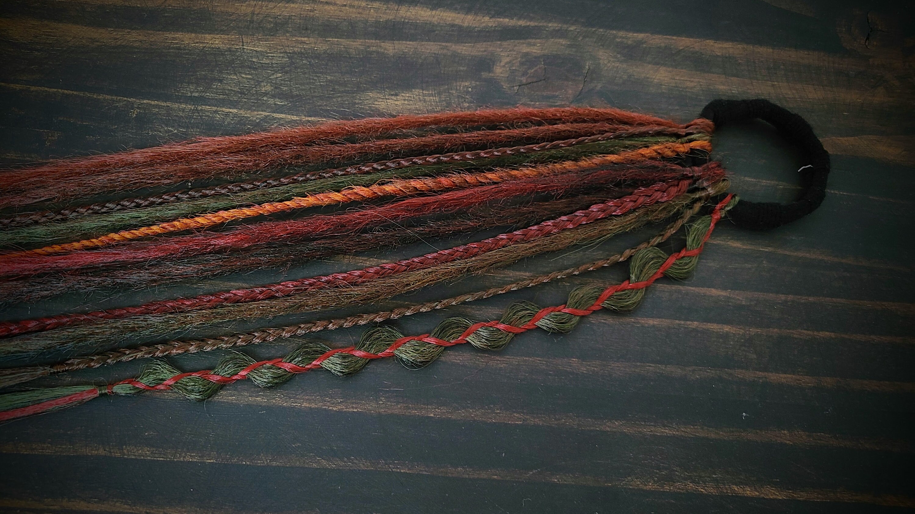 Hecate Witchy Forest Witch Braids on Hairband, De Dreads Extensions, Se ...