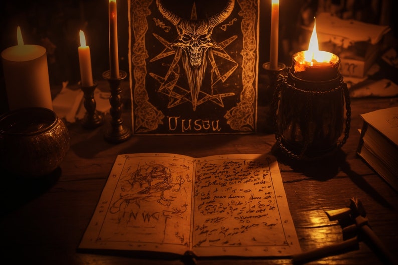 Obey Me Lucifer Djinn Pact With Lucifer Contract - Etsy