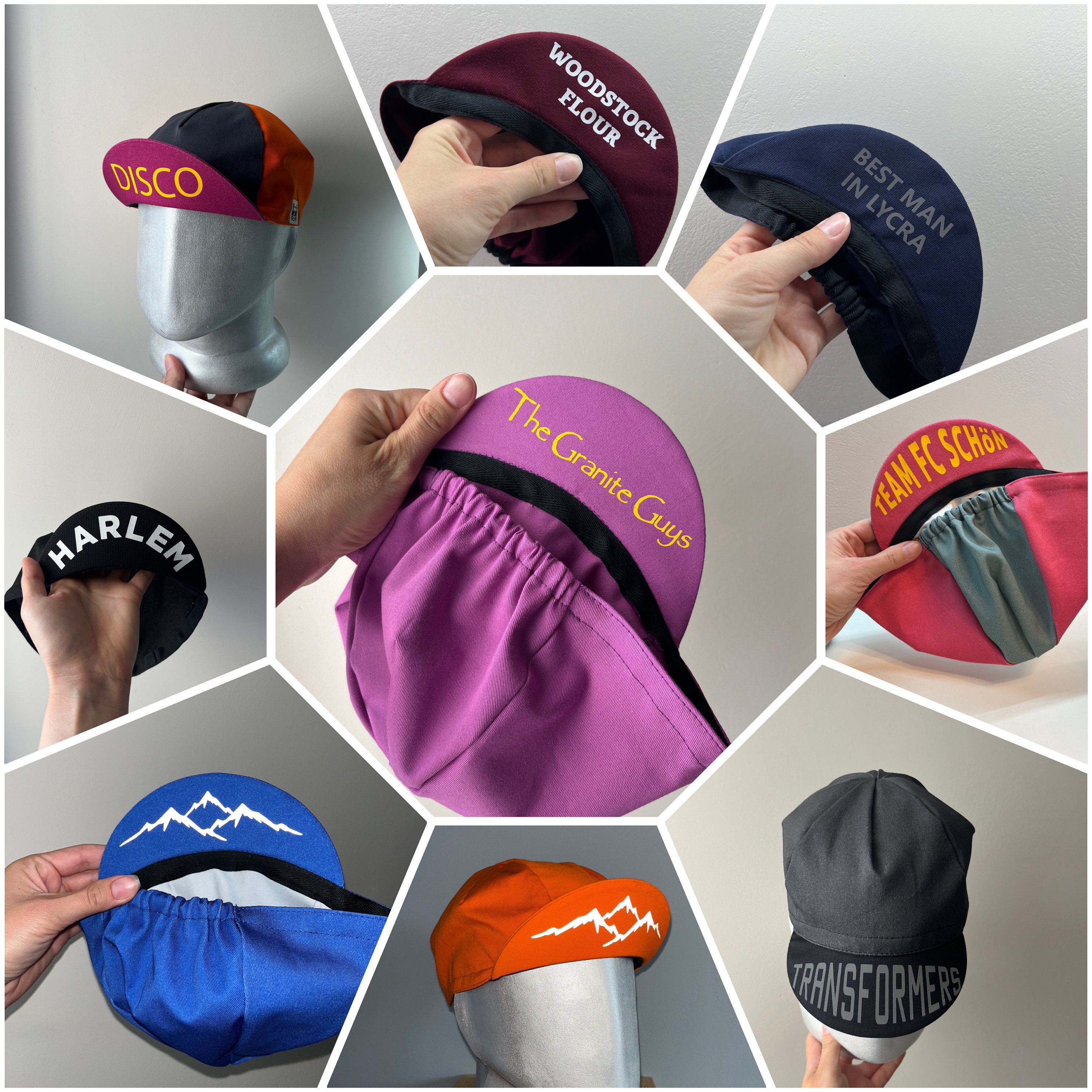 Custom Cycling Cap to Order, Sewing 3-5 Days - Etsy