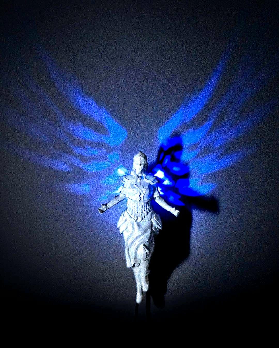 Valkyrie Wall Light: 3D Printed Norse Mythology Decor - Etsy