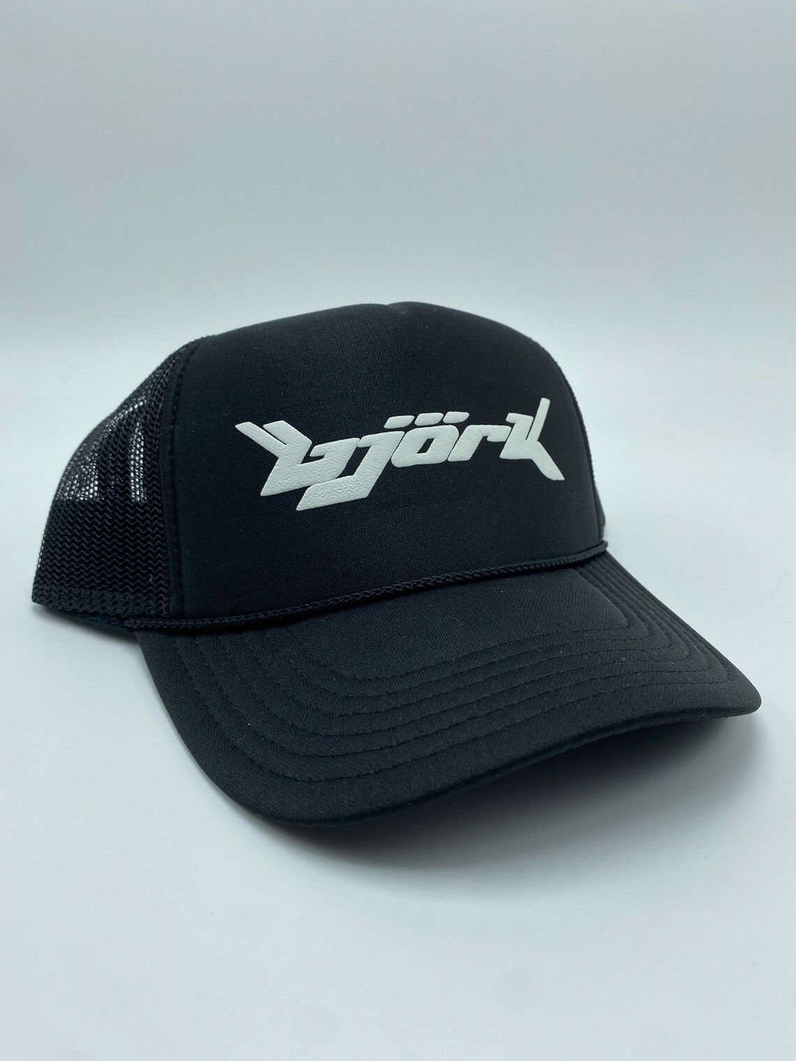 Bjork Björk Logo Inspired Puff Print Trucker Hat Tour Merch - Etsy