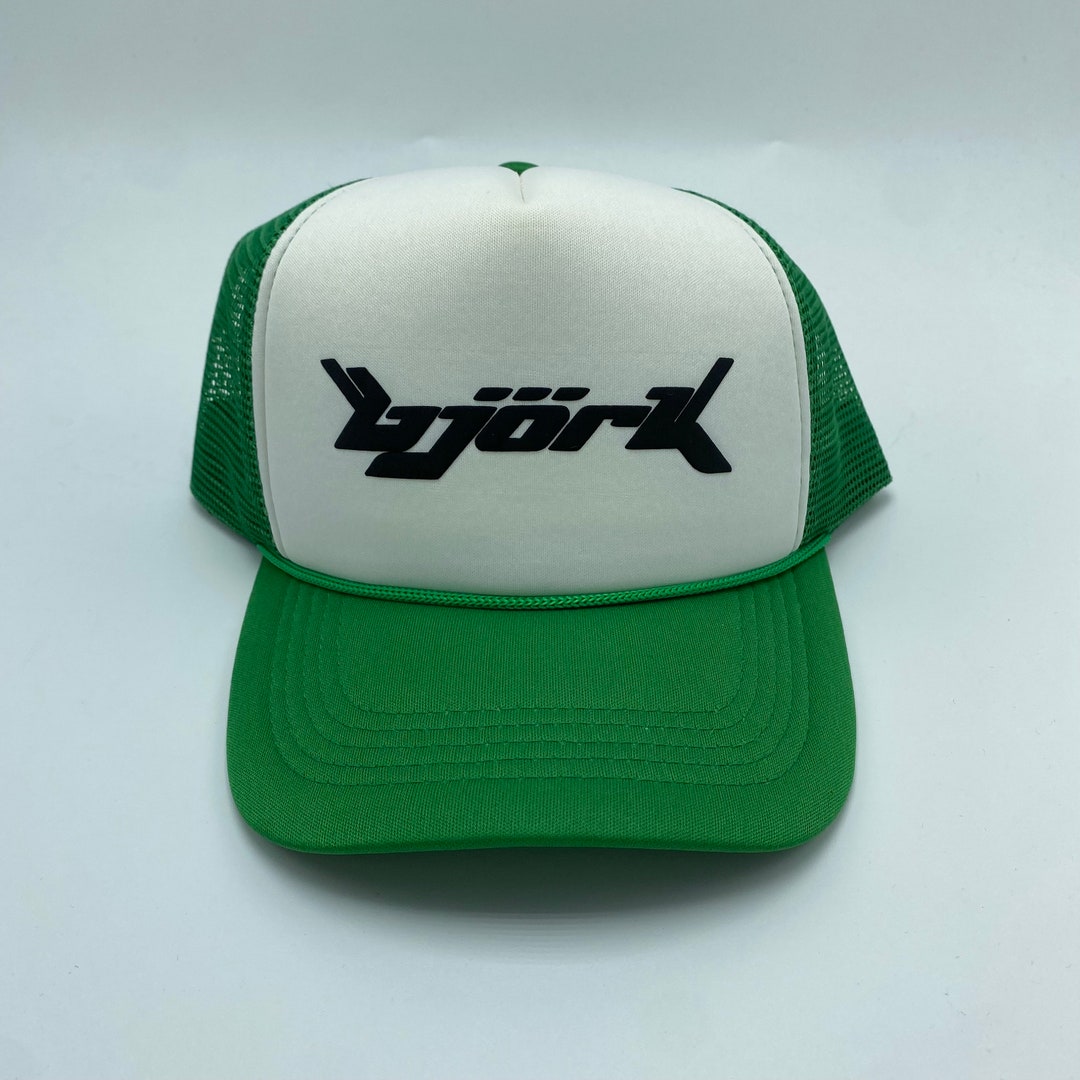 Bjork Björk Logo Inspired Puff Print Trucker Hat Tour Merch - Etsy