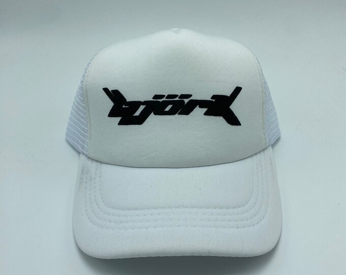 Bjork Björk Logo Inspired Puff Print Trucker Hat Tour Merch - Etsy
