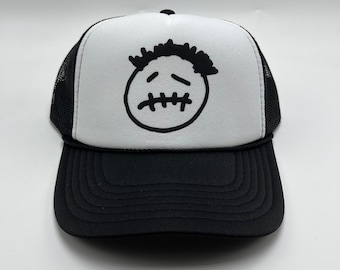 Travis Scott Utopia Cactus Jack Hat | Sad Face - Etsy Travis Scott Utopia Cactus Jack Hat | Sad Face - Etsy