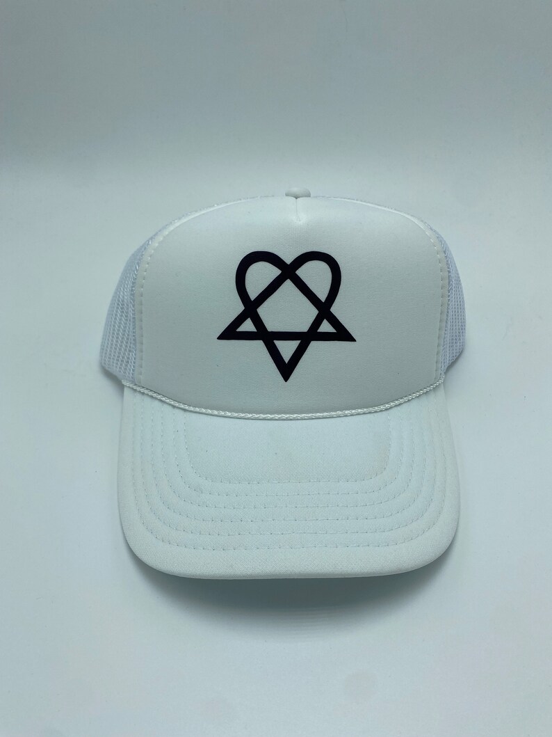 Playboi Carti Whole Lotta Red Opium Heart Star Inspired Trucker Hat ...