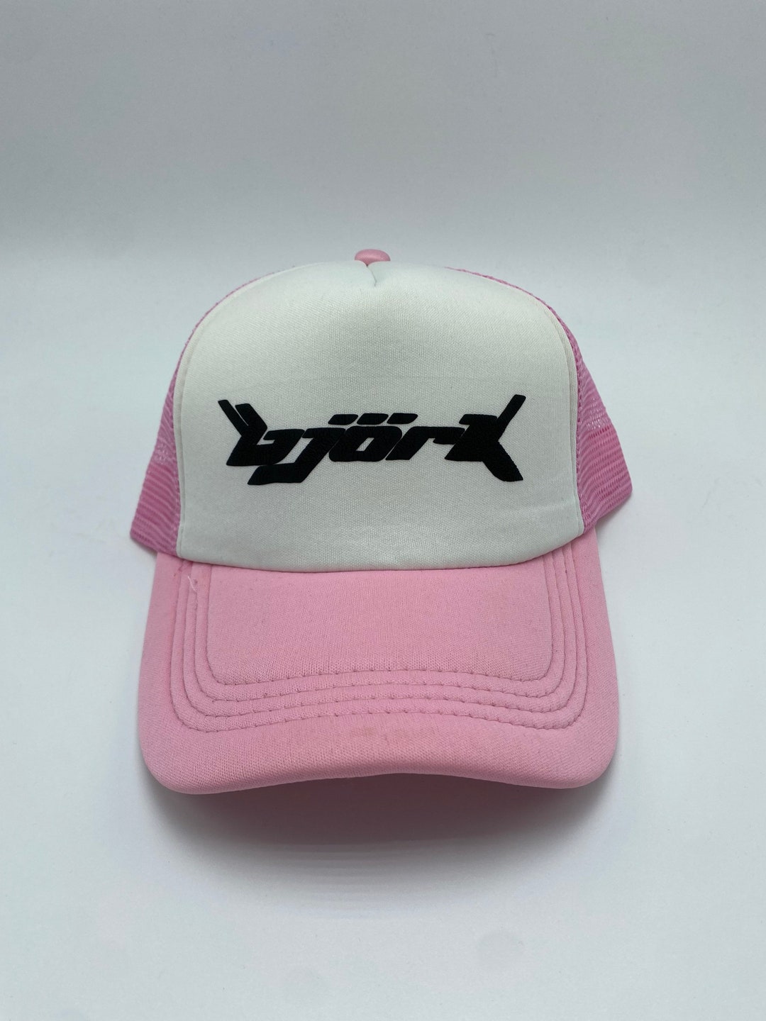 Bjork Björk Logo Inspired Puff Print Trucker Hat Tour Merch - Etsy