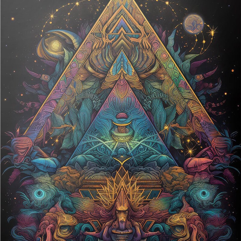 Sacred Geometry Wall Art - Etsy