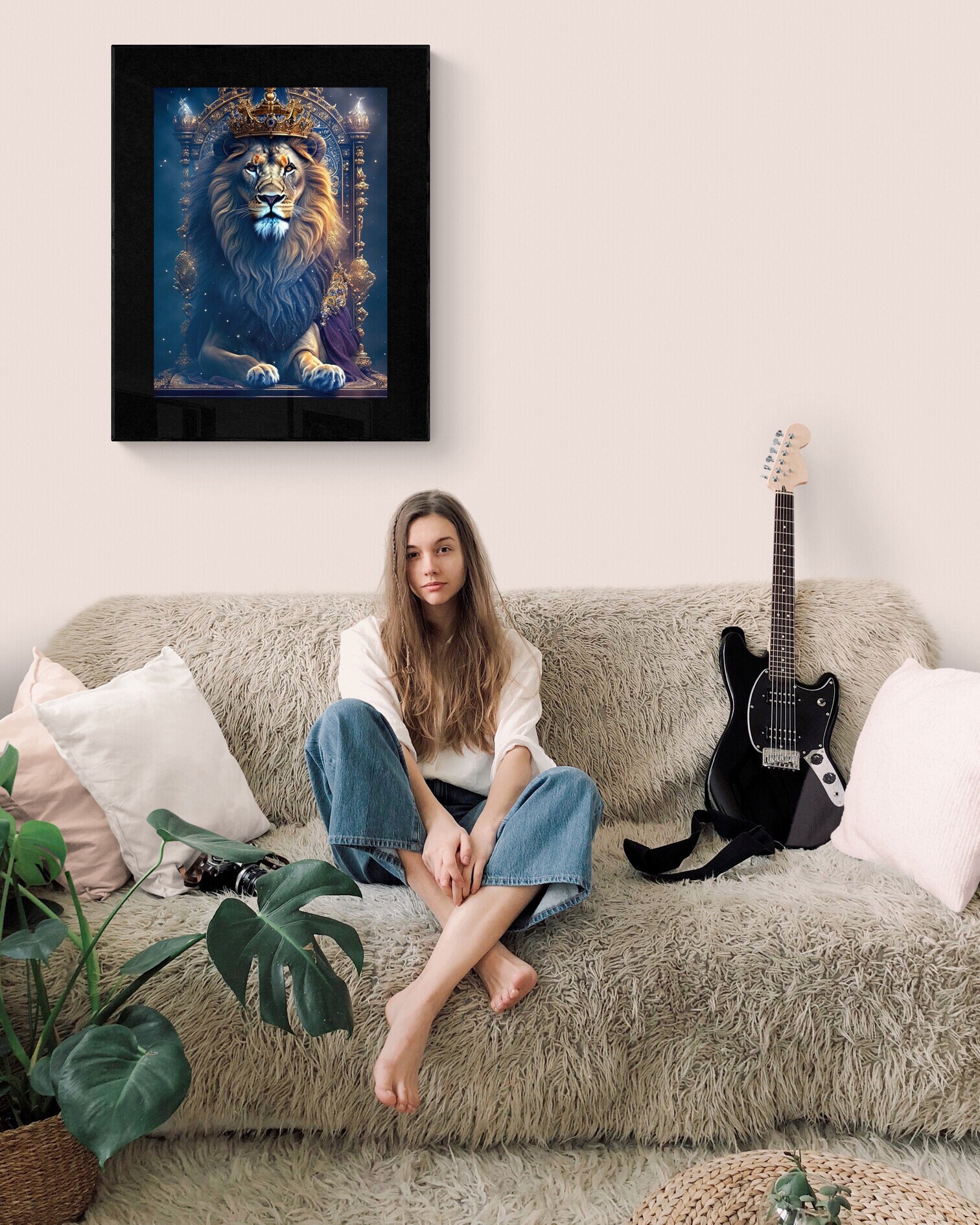 Leo Poster Zodiac Print Celestial Wall Art Leo Print Leo Art Print Leo ...