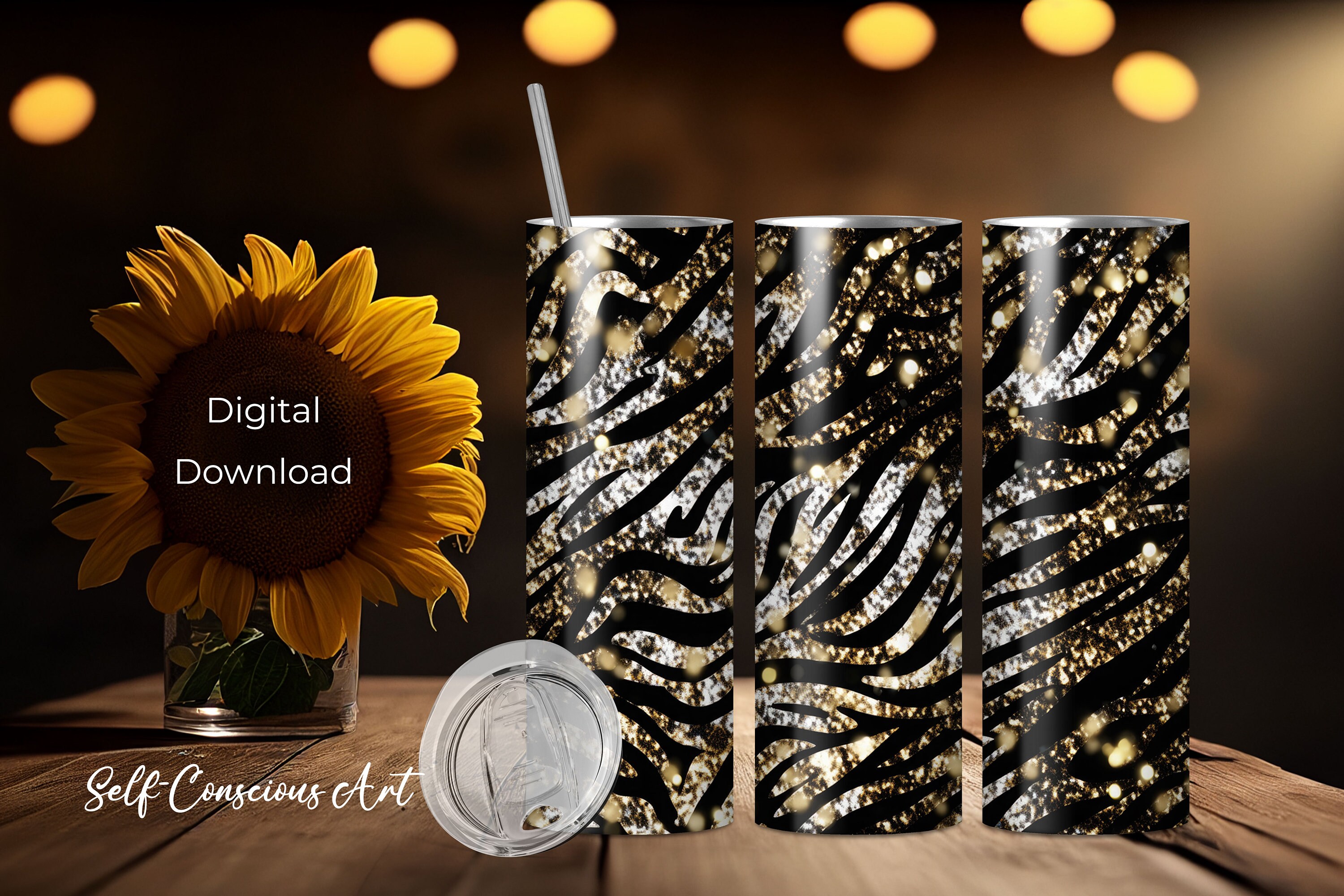 Zebra Glitter Tumbler Wrap Png Seamless Design Seamless Tumbler ...
