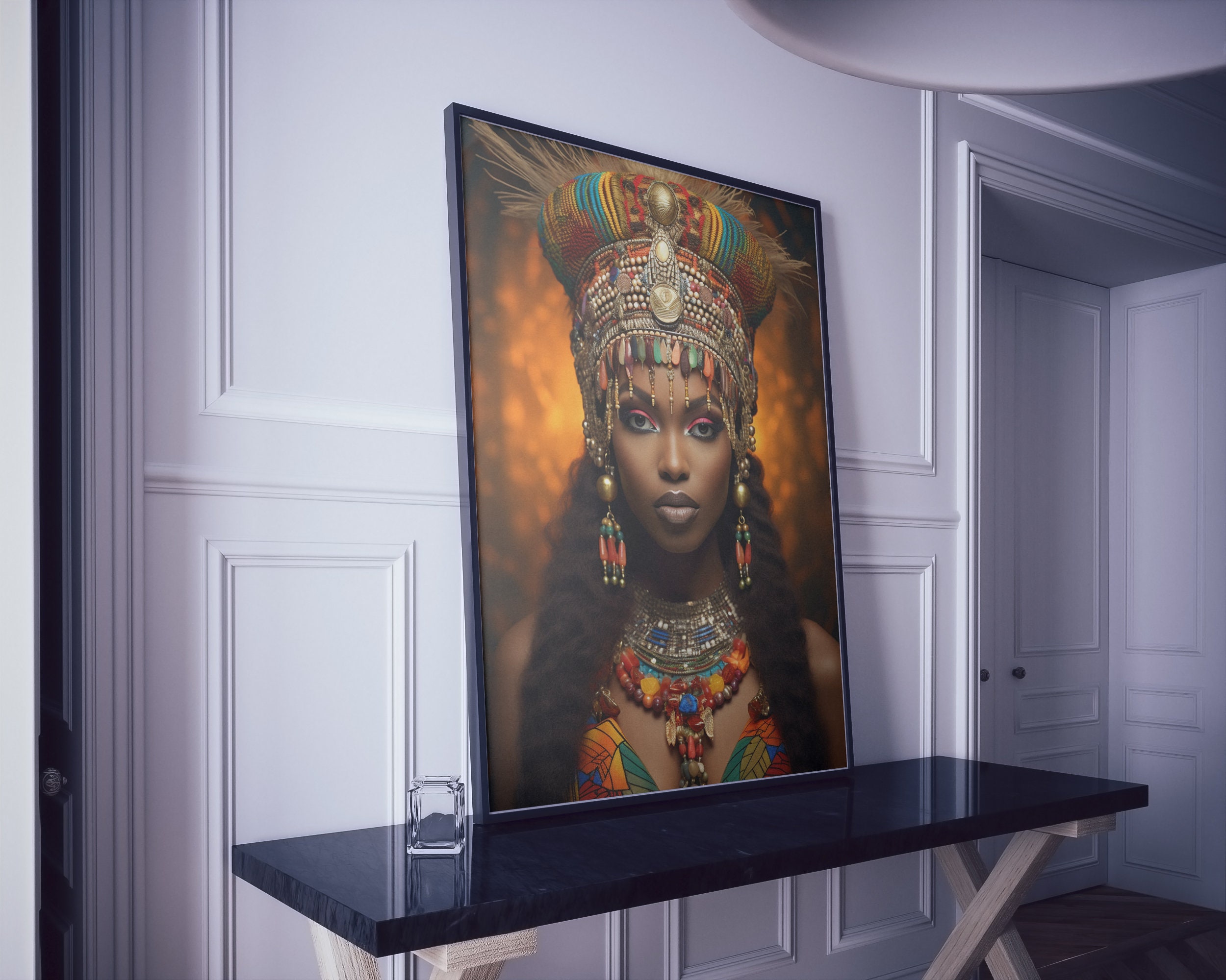 Afro Portrait Afro Queen Nubian Queen Afro Centric Afro Indigenous Afro ...