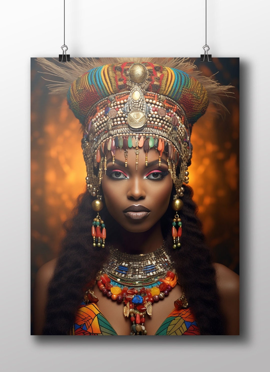 Afro Portrait Afro Queen Nubian Queen Afro Centric Afro Indigenous Afro ...