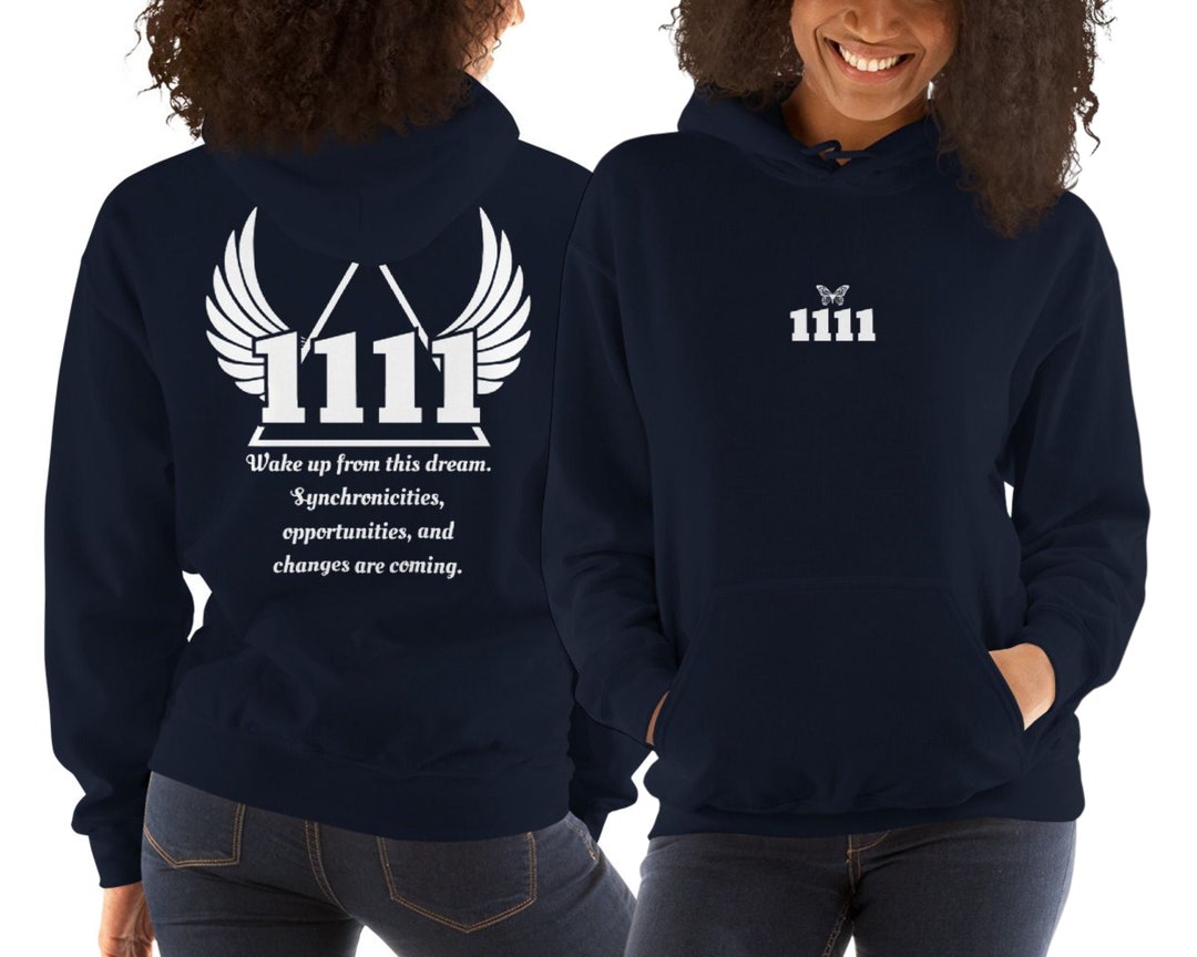 1111 Angel Number 1111 Hoodie Angel Number Hoodie Eleven Eleven Angel ...