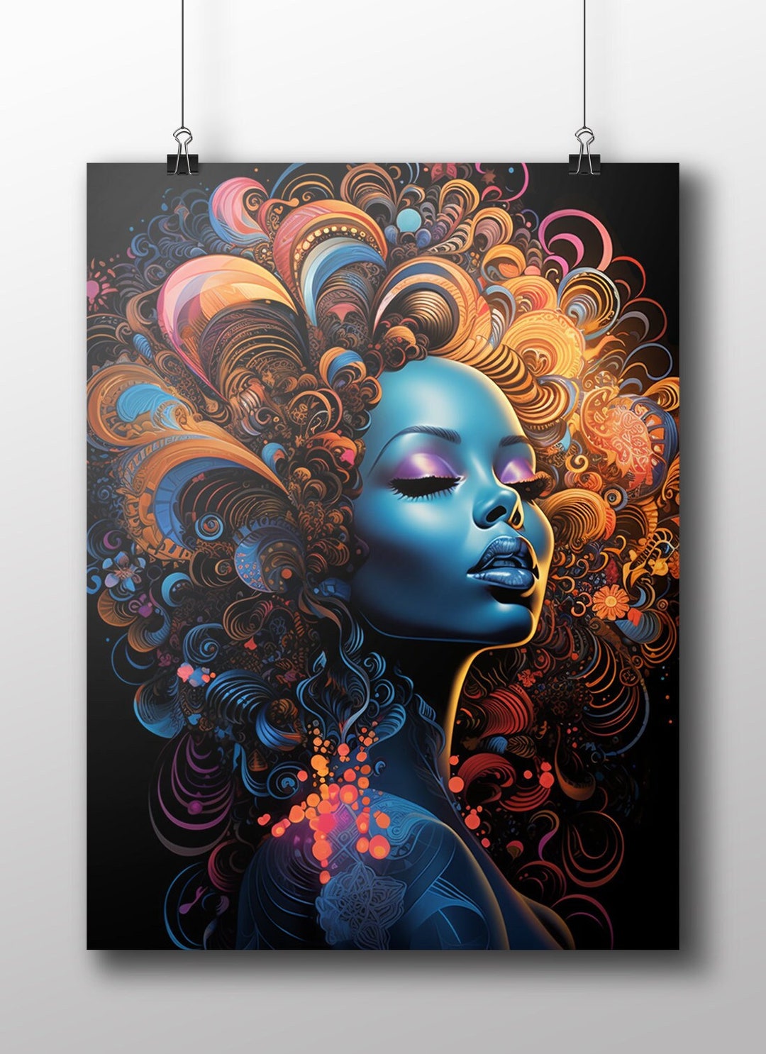 Afro Portrait Afro Queen Nubian Queen Afro Centric Afro Indigenous Afro ...