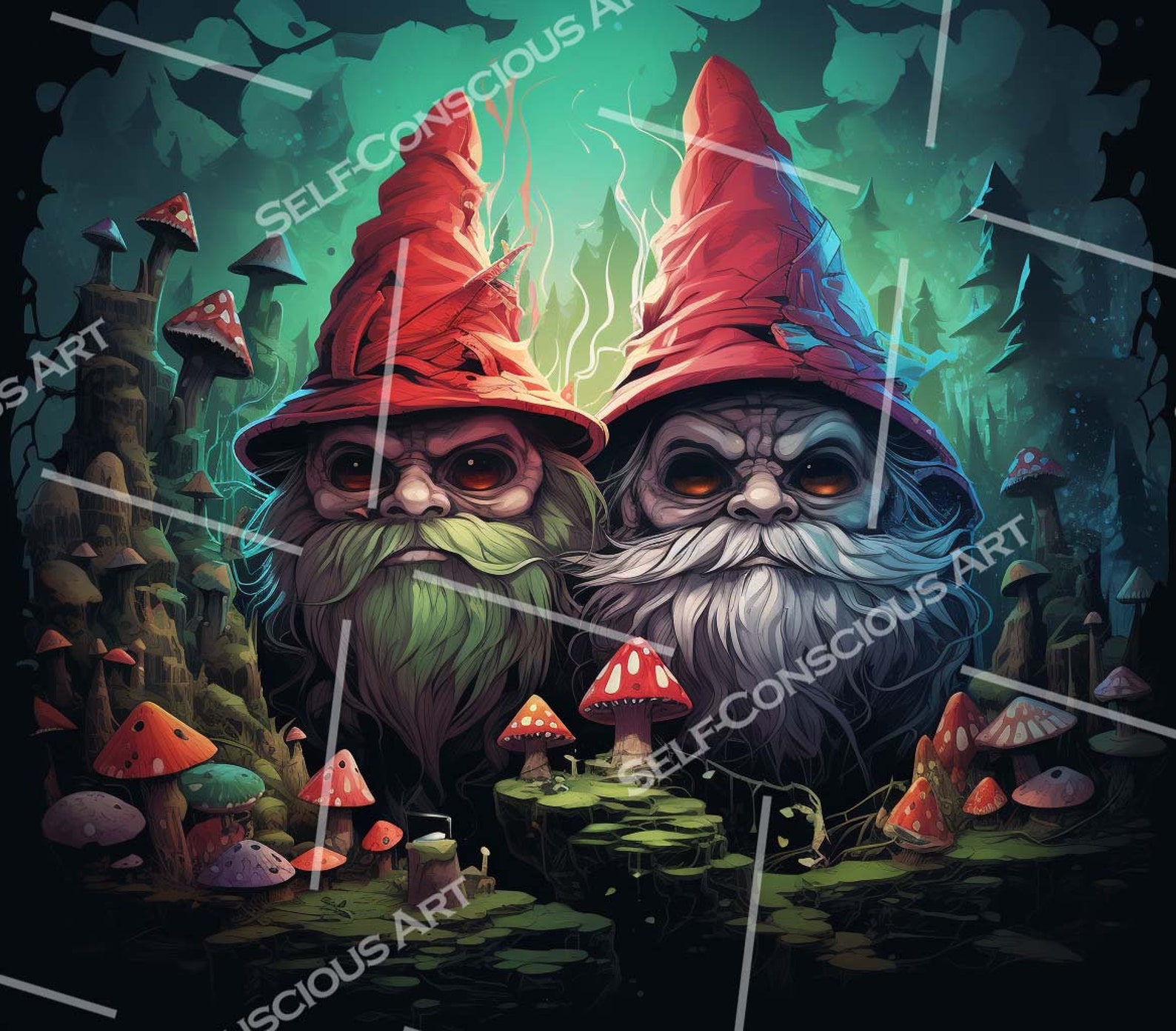 Gnome Tumbler Wrap Evil Gnome Halloween Tumbler Halloween Gnome ...