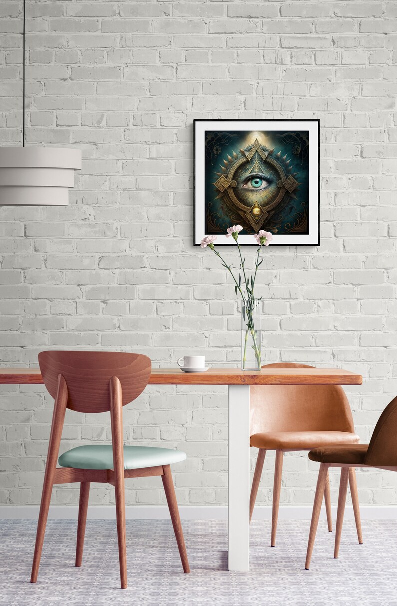 All Seeing Eye Evil Eye Charm Illuminati Third Eye of Horus Esoteric ...