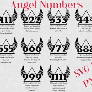 111 Angel Number Svg Trendy Svg Angel Svg Self Love Svg Luck 777 Svg ...