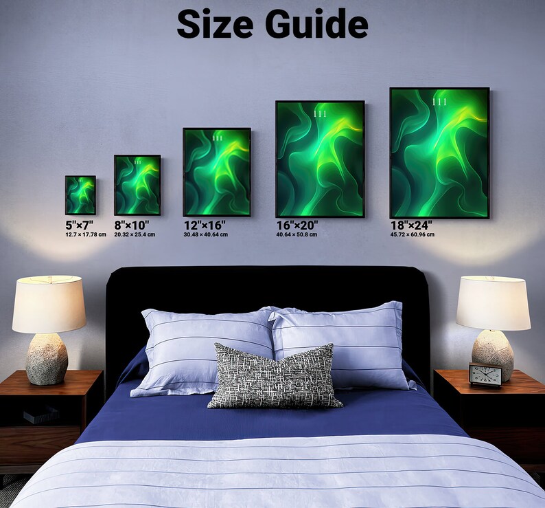 111 Poster Angel Number 111 Aura Poster Gradient Print Aura Wall Art ...
