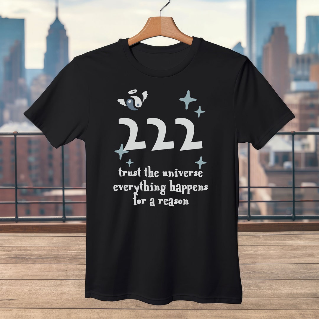 Angel Number Shirt 222 Angel Meaning Good Energy Shirt Mindful Shirt ...