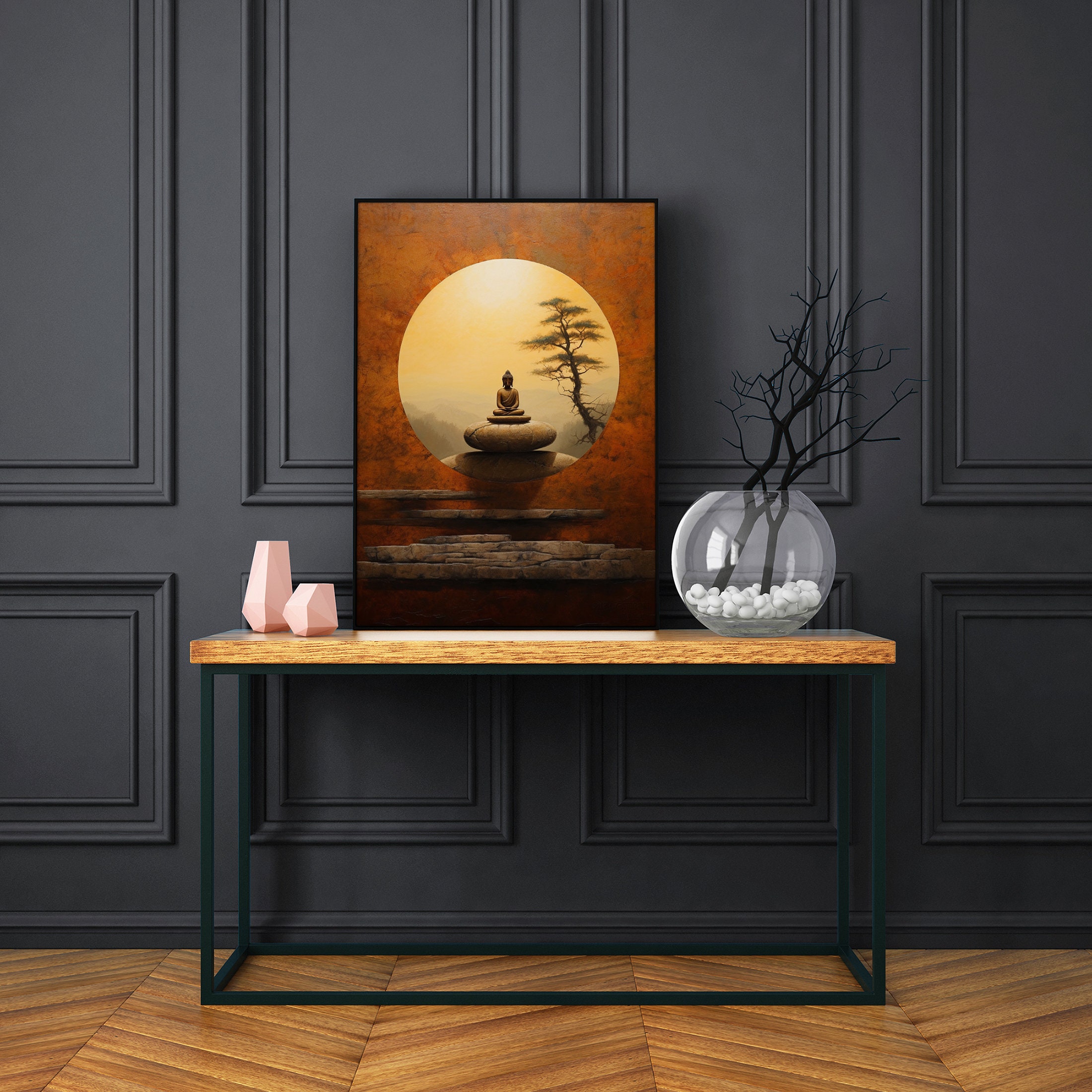 Zen Poster for Yoga Studio Decor Buddha Wall Art Meditation Poster Zen ...