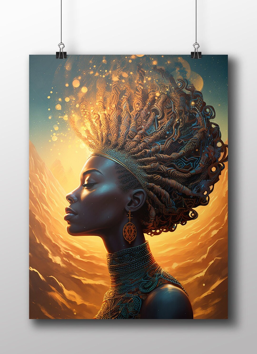Afro Portrait Afro Queen Nubian Queen Afro Centric Afro Indigenous Afro ...