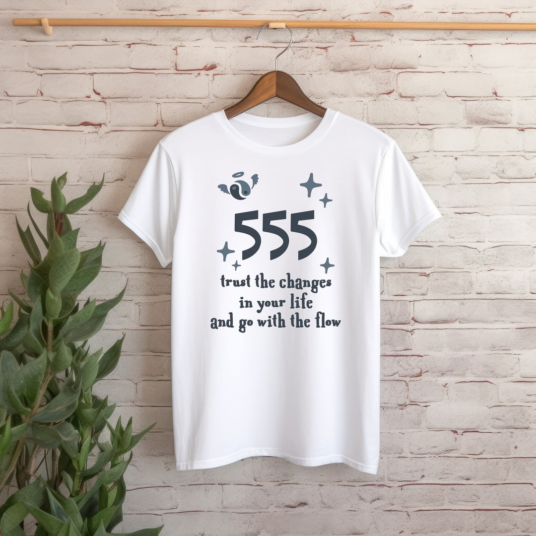 555 Shirt 555 Angel Number 555 Gift Spiritual Gifts Angel Number Shirt ...