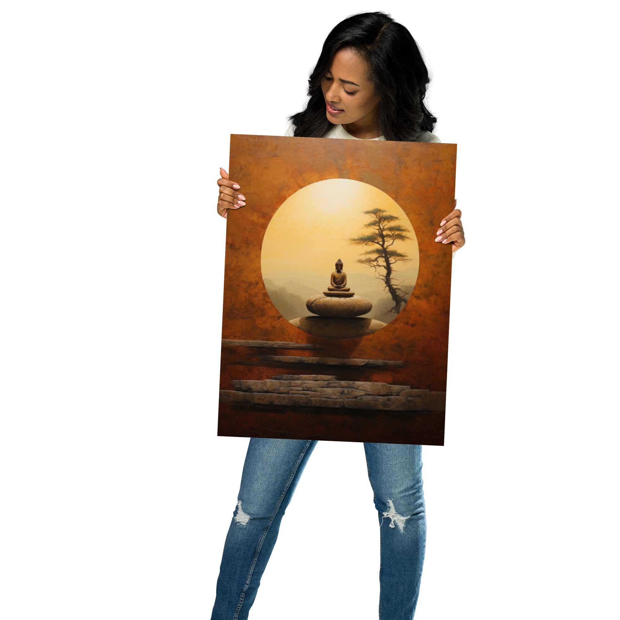 Zen Poster for Yoga Studio Decor Buddha Wall Art Meditation Poster Zen ...
