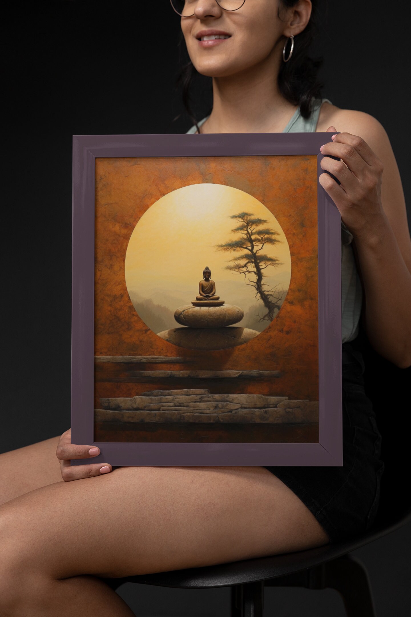 Zen Poster for Yoga Studio Decor Buddha Wall Art Meditation Poster Zen ...