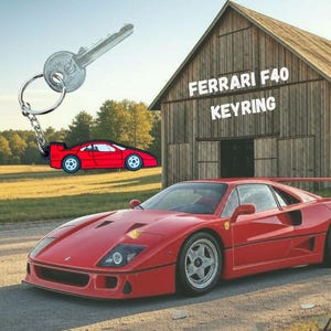 Ferrari F40 Keyring - Etsy