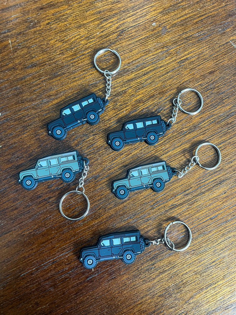 Landrover Defender 110 Keyring - Multiple Colours - Etsy