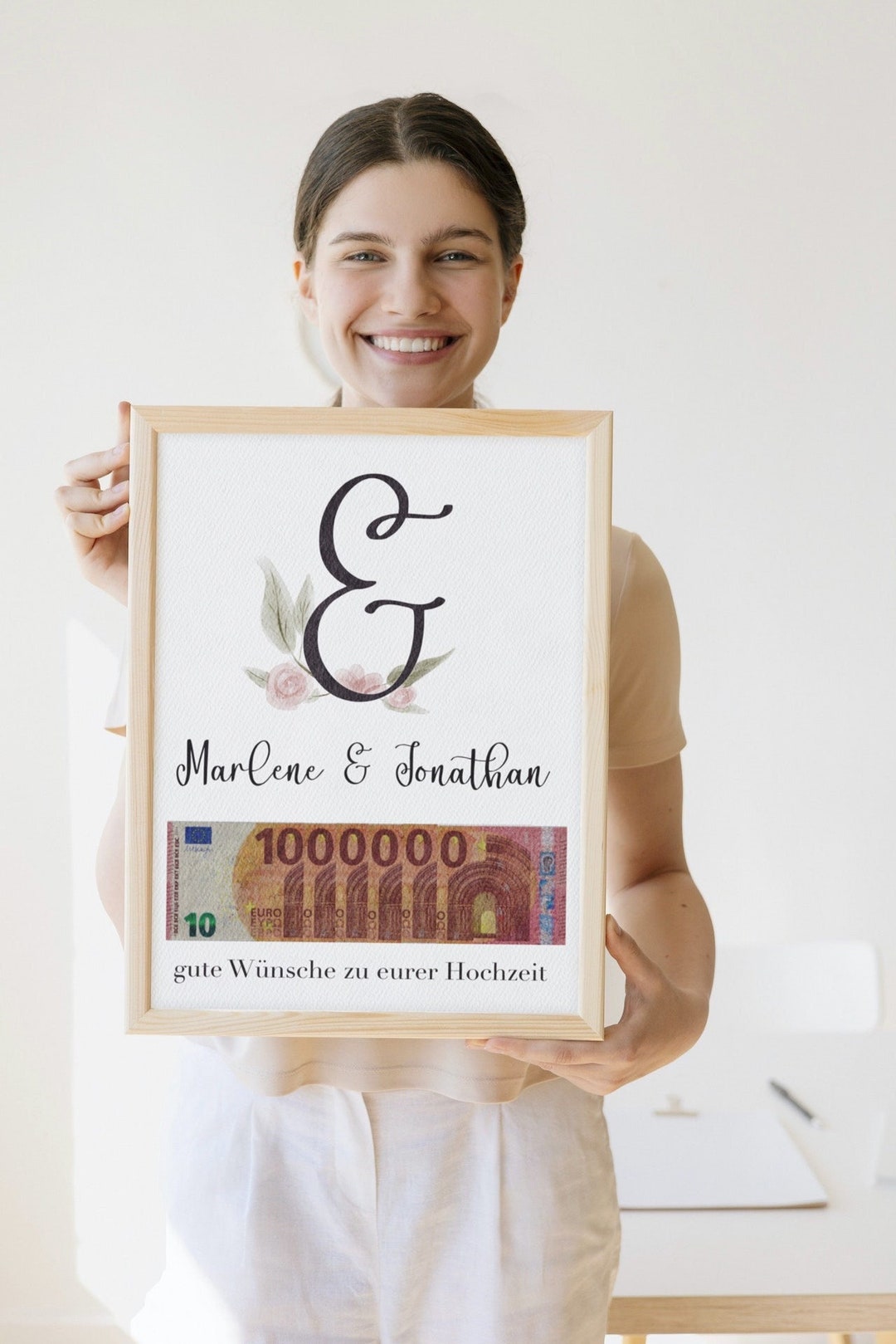 Wedding Gift I 1000000 Good Wishes I Personalized I Download L Money ...