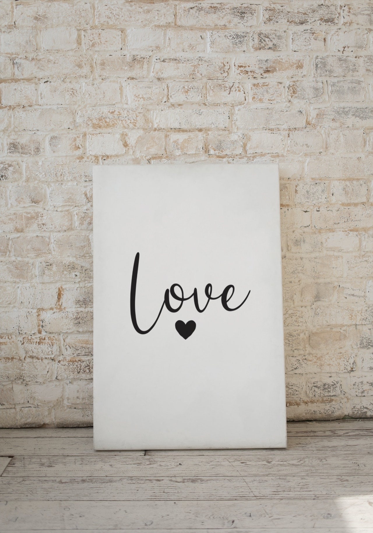 Love Lettering Digital Wallart Printable Gift for - Etsy