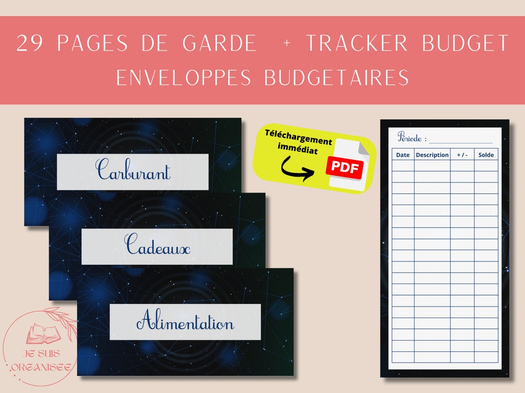 26 Cover Pages Budget Envelopes Labels to Personalize With Budget ...