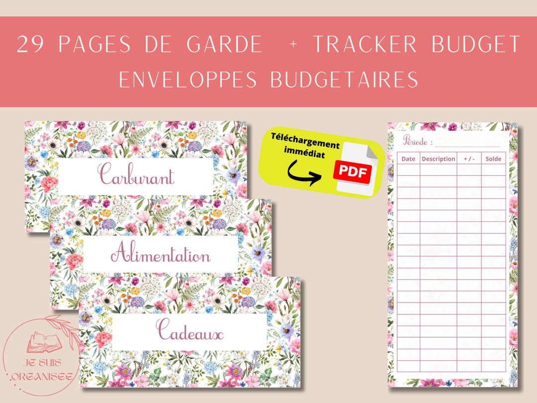 26 Cover Pages Budget Envelopes Labels to Personalize With Budget ...