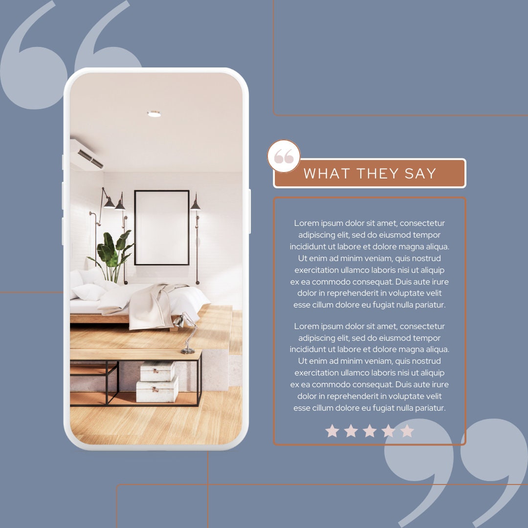 50 Instagram Interior Design Square Business Templates Instant Download ...