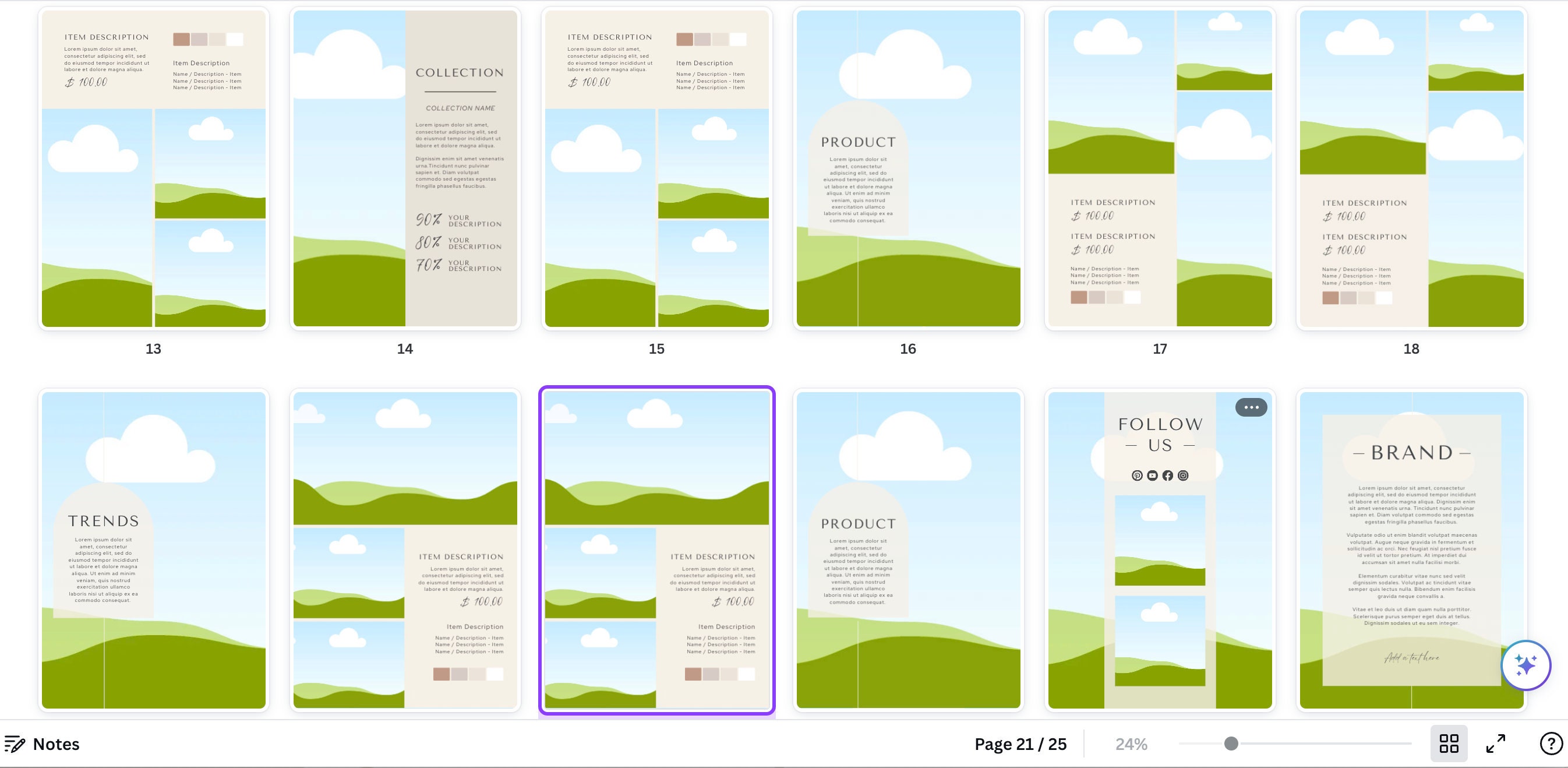 Lookbook Magazine Catalogue Line Sheet Template, Linesheet Wholesale ...
