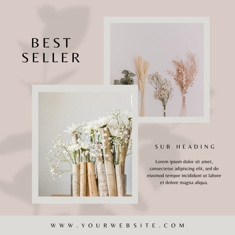 Neutral Chic Luxury ARTISTS ART 86 Instagram Social Media Templates for ...