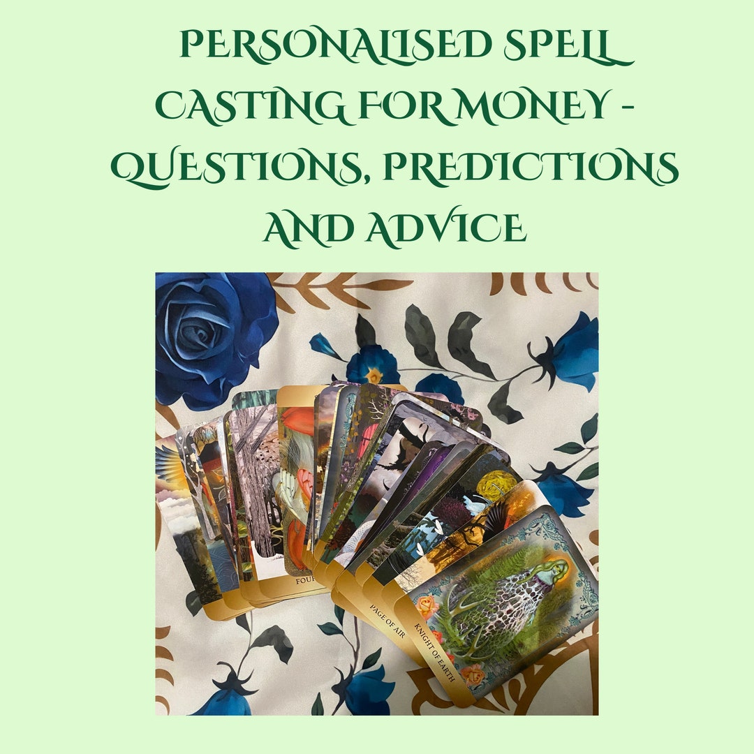 MONEY SPELL Luck Tarot From the Enchanted Forhaxa Tarot Deck Photos of ...