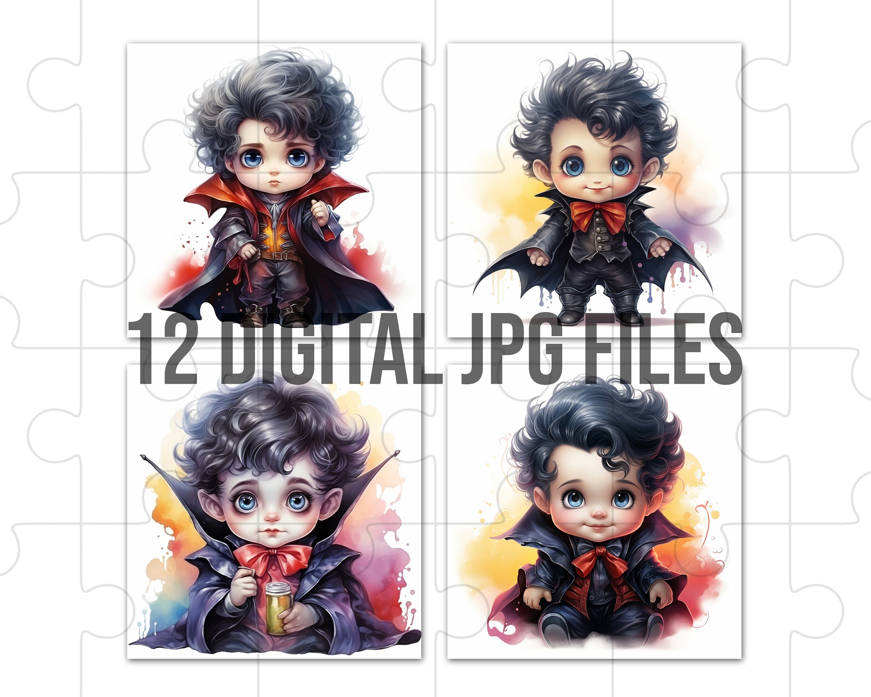 Vampire Art, Vampire Poster, Gothic Nursery Decor, Halloween ...