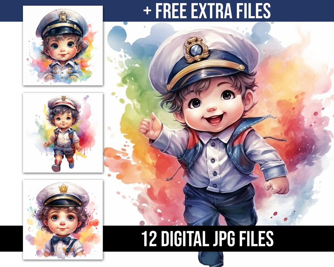 Police Child Wall Art, Police Wall Art, Police Print, Boys Printable ...