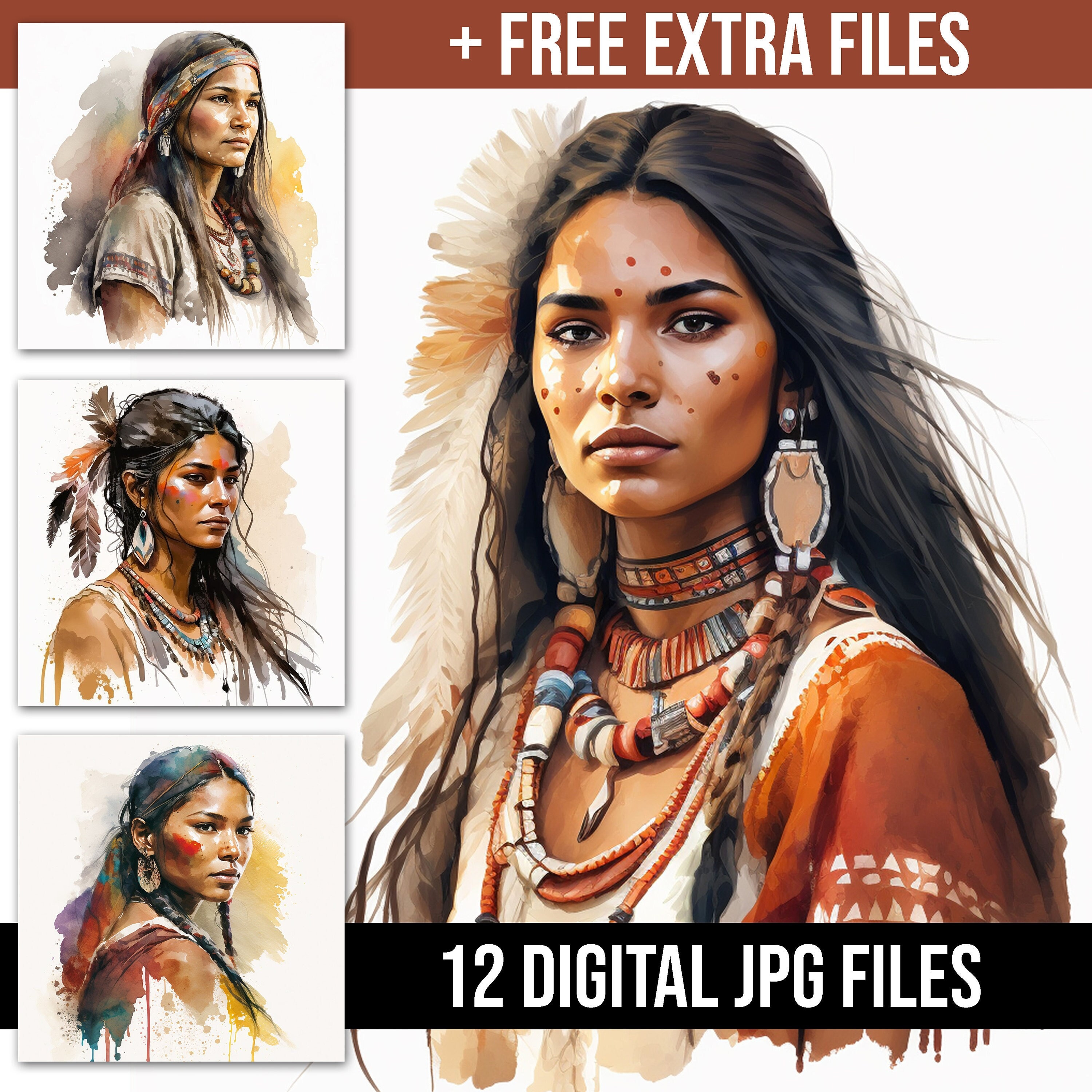 Native American Women Art