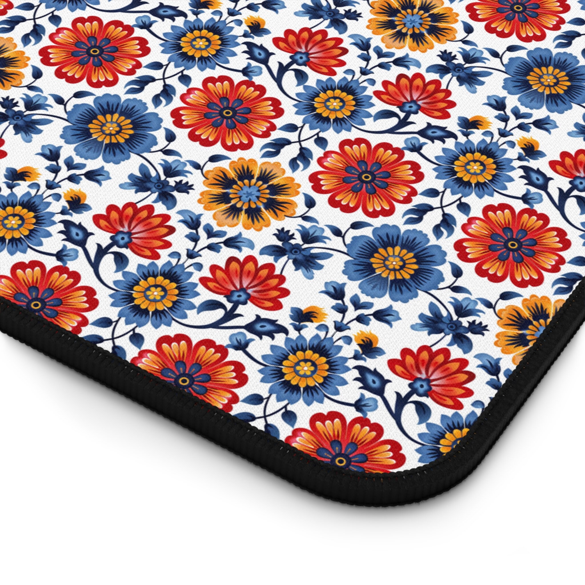 XXL Slavic Cottagecore Desk Mat, Slavic Folk Pattern Mouse Pad, Vintage ...