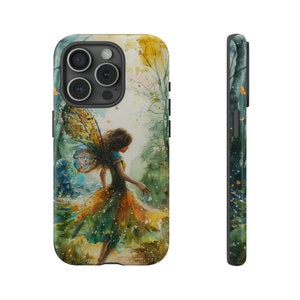 Watercolor Green Fairy Phone Case Cute Fantasy Fairy Phone Cover ...